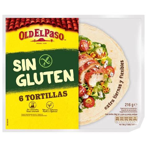 TORTILLAS SIN GLUTEN OLD 8 UD EL PASO Supermercados Ruiz Galan