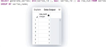 Postgresql Generate Series With Examples DatabaseFAQs
