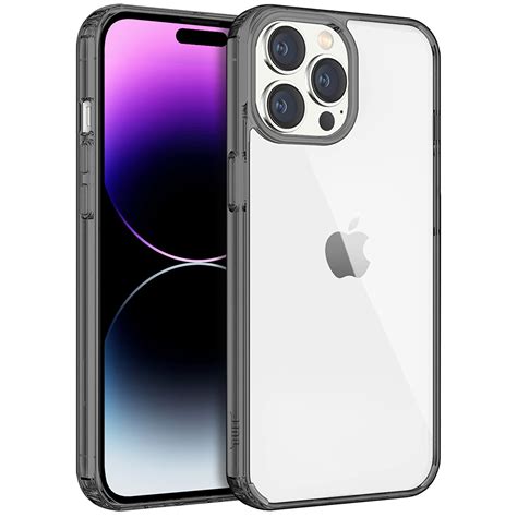 Buff iPhone 14 Pro Max Air Hybrid Kılıf Siyah Troy Estore
