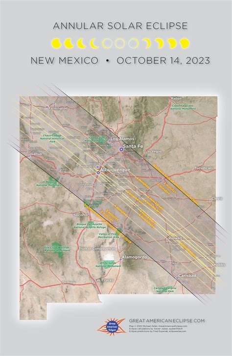 Annular Solar Eclipse 2023 New Mexico Great American Eclipse