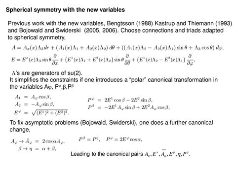 ppt spherically symmetric space times in loop quantum gravity powerpoint presentation id 1157193