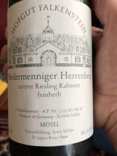 Hofgut Falkenstein Niedermenniger Herrenberg Riesling Kabinett Feinherb
