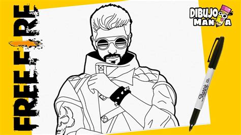 COMO DIBUJAR A DJ ALOK DE FREE FIRE How To Draw Dj Alok From Free