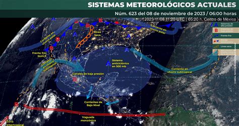 Cu L Es El Pron Stico Del Clima En M Xico Este Mi Rcoles De Noviembre