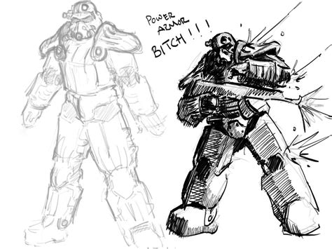 Fallout Power Armor By Ch3apbask3t On Deviantart