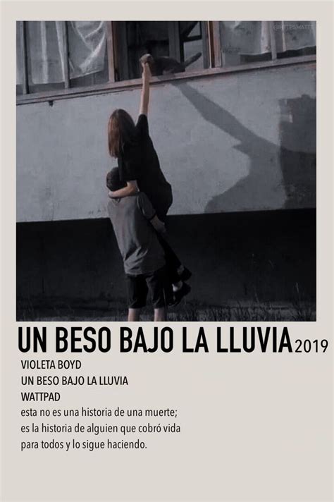 un beso bajo la lluvia violeta boyd Pósteres de libros Frases para