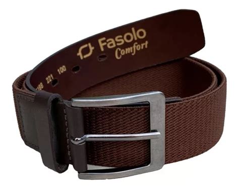 Cintur N Deportivo Fasolo De Piel Aut Ntica Y El Stica Para Hombre