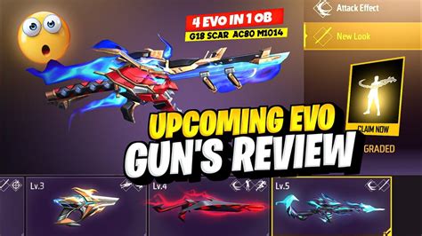 Upcoming Evo Gun Skin S Review Free Fire Orion 4 Evo Gun In Ob 39