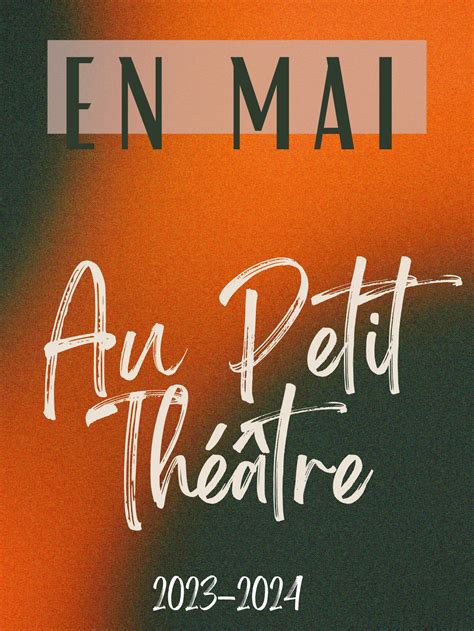 Programmation du Petit Théâtre Créarc
