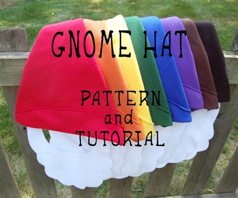Template How To Make A Gnome Hat