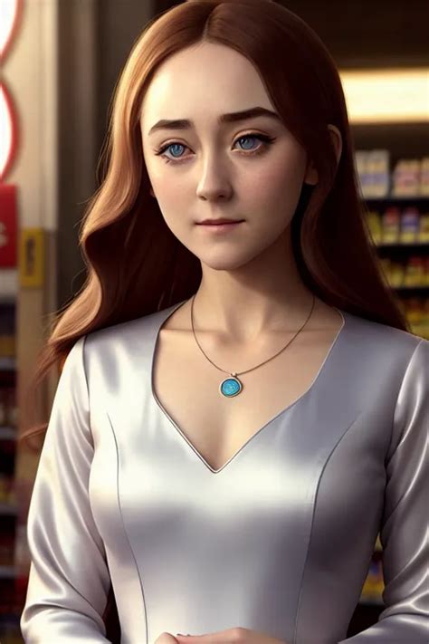 Dopamine Girl A Concept Art Of Saoirse Ronan Wearing Ao Dai Arched