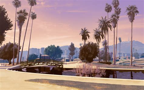 Stunning HD Wallpaper Of Grand Theft Auto V S Iconic Landscape