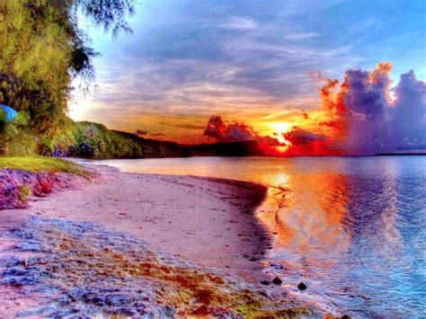 Beautiful Ocean Sunset Wallpapers Wallpaper Cave