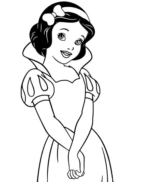 Snow White Picture To Color