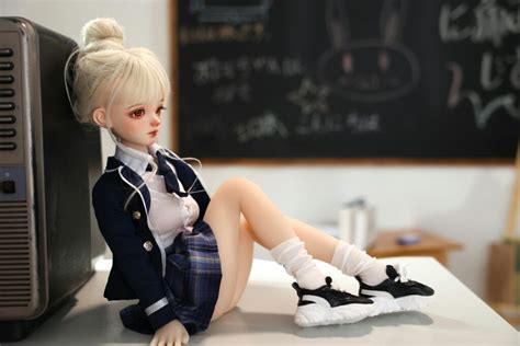 Fifi Ft Cm Blonde Tiny Sex Doll With Bjd Head Cute Sex Doll