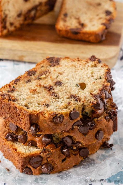 Chocolate Chip Zucchini Bread Bake Eat Repeat