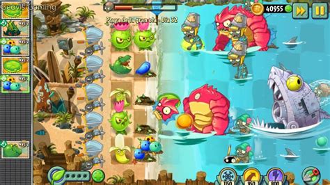 BATALLA FINAL CONTRA DR ZOMBI EN LA PLAYA DE LA GRAN OLA Plantas Vs