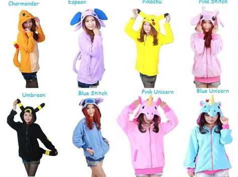 Free Pp Adult Animec Espeon Umbreon Cosplay Costume Hoody Pikachu Pokemon Go Ash Cosplay Fancy
