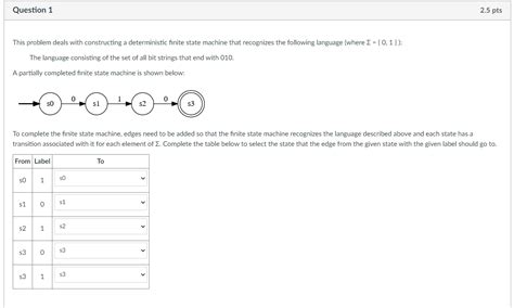 solved this problem deals with constructing a deterministic