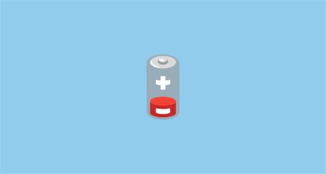 Lavt Batteri Emoji On Noto Color Emoji Animated 15 0