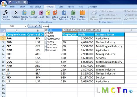 excel 2010 introduction part i formulas functions and formatting
