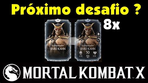 MKX Mobile Próximo desafio Hoje Atualiza Olha como ficou Shao Kahn