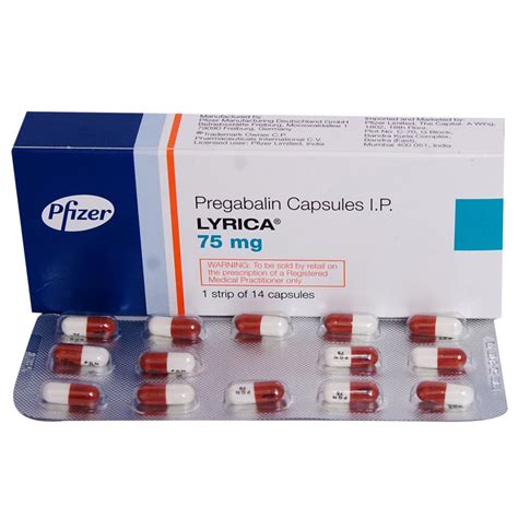 Lyrica 75 Mg Capsule 14 S Price Uses Side Effects Composition