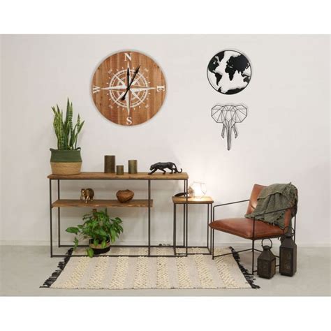 Mappemonde En M Tal Laqu Cdiscount Maison