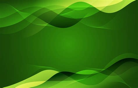 Abstract Wavy Green Background Vector Art At Vecteezy