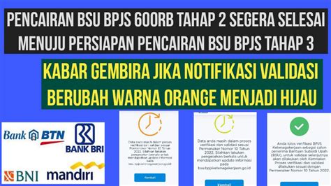 Update Pencairan Bsu Bpjs Tahap Hari Ini Persiapan Bsu Bpjs Tahap