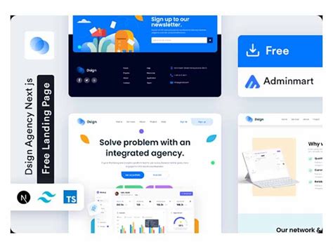 Dsign Free Nextjs Landing Page