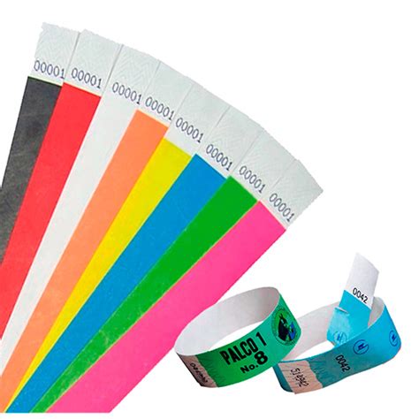 Manilla De Seguridad Para Eventos Brazaletes Vip Papel Tyvek