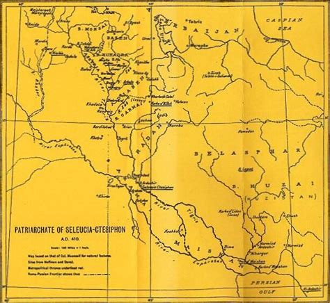 An Old Map Shows The Locations Of Various Towns