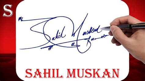 Sahil Muskan Name Signature Style A Signature Style Signature Style