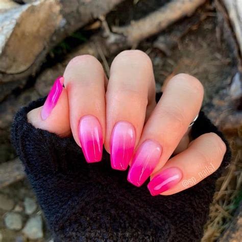 Nails In Pink Ombre Nails Ombre Nails Glitter Pink Acrylic