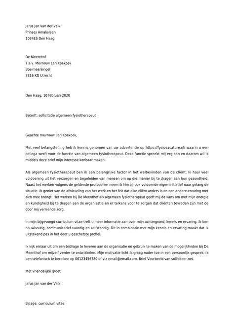 Motivatiebrief Kort En Krachtig Voorbeeld Motivatiebrief Sexiz Pix