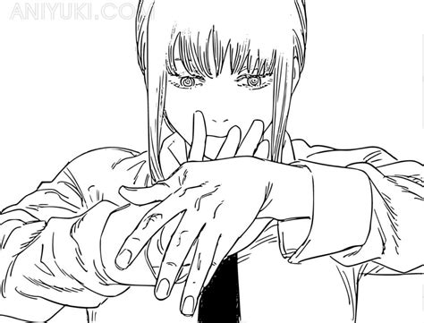 Dibujos De Makima Para Colorear Aniyuki Anime Portal Sexiz Pix The