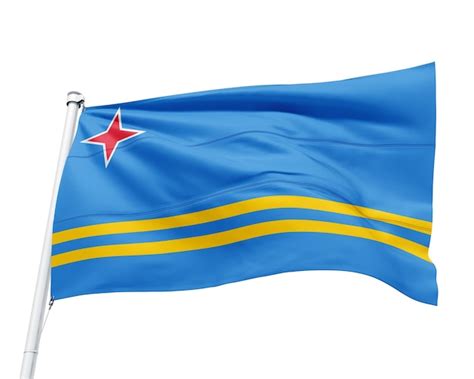 Premium PSD Flag Of The Country Aruba