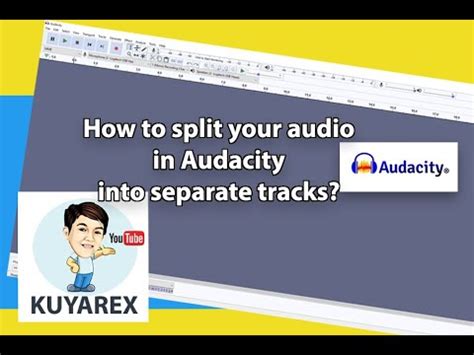 How To Split Audio Using Audacity Quick Easy Free Software Youtube