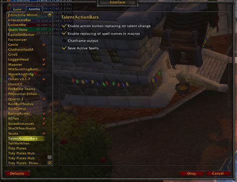 Talent Action Bars World Of Warcraft Addons CurseForge