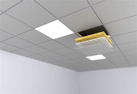 Falso Techo Registrable Aislamiento Ac Stico Multipanel