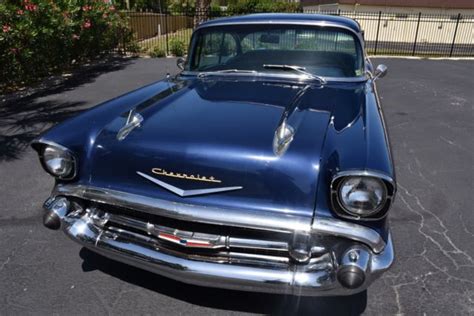 1957 Chevrolet Bel Air Hardtop 283C I V8 Auto 0 Blue 2 Door Hardtop