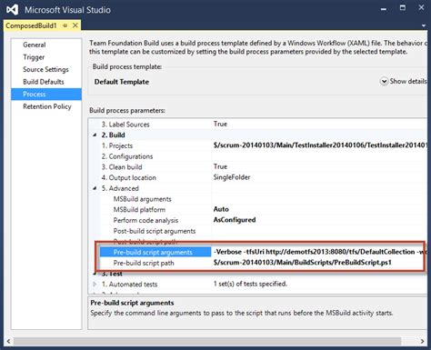 Howto Compose A Tfs Build From The Output Of Previous Builds With A