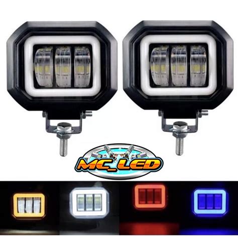 Jual Lampu Tembak Sorot LED CWL 3 Mata Lensa 6D 30watt Cree Angel Aye
