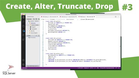 CURSO SQL DDL Create Alter Truncate Drop 3 YouTube