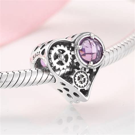 Charms Do Pandora CHARMS MECHANICZNE SERCE Moda Trusky