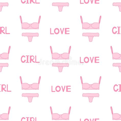 Modelo Incons Til Con La Ropa Interior Rosada De Las Mujeres Fondo De