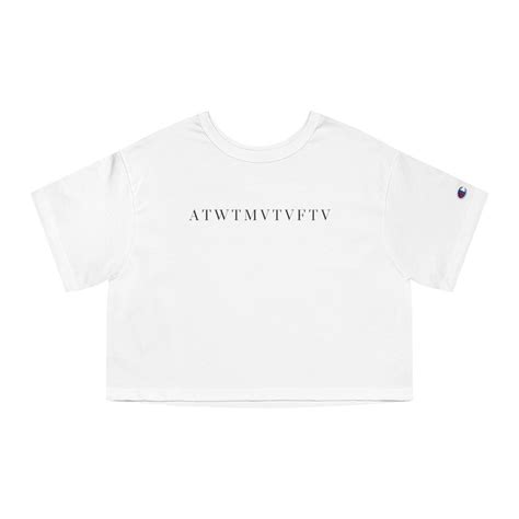 ATWTMVTVFTV Cropped T Shirt Etsy