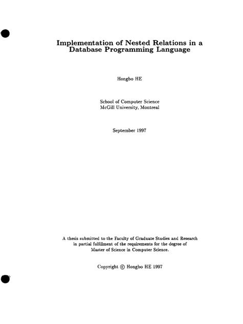 unit 1 part 3 nested relations pdf relational model object computer science