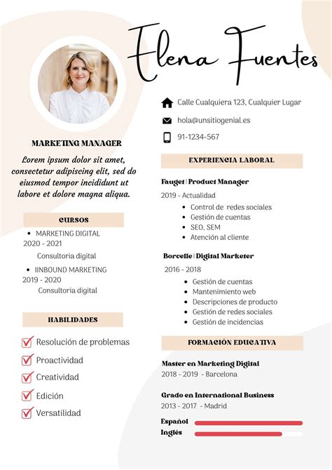 Especializarse Implacable Con Qu Frecuencia Canva Plantillas Cv Gratis